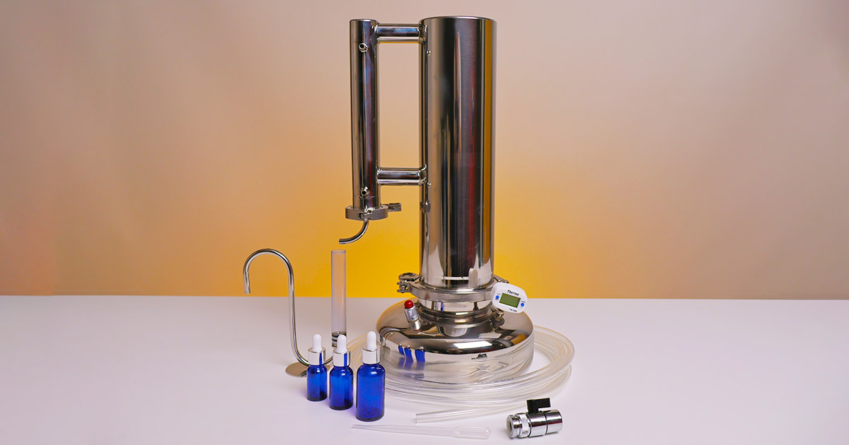 Essential oil distiller 2 l [2.8 lLtr column] - Lavenoil