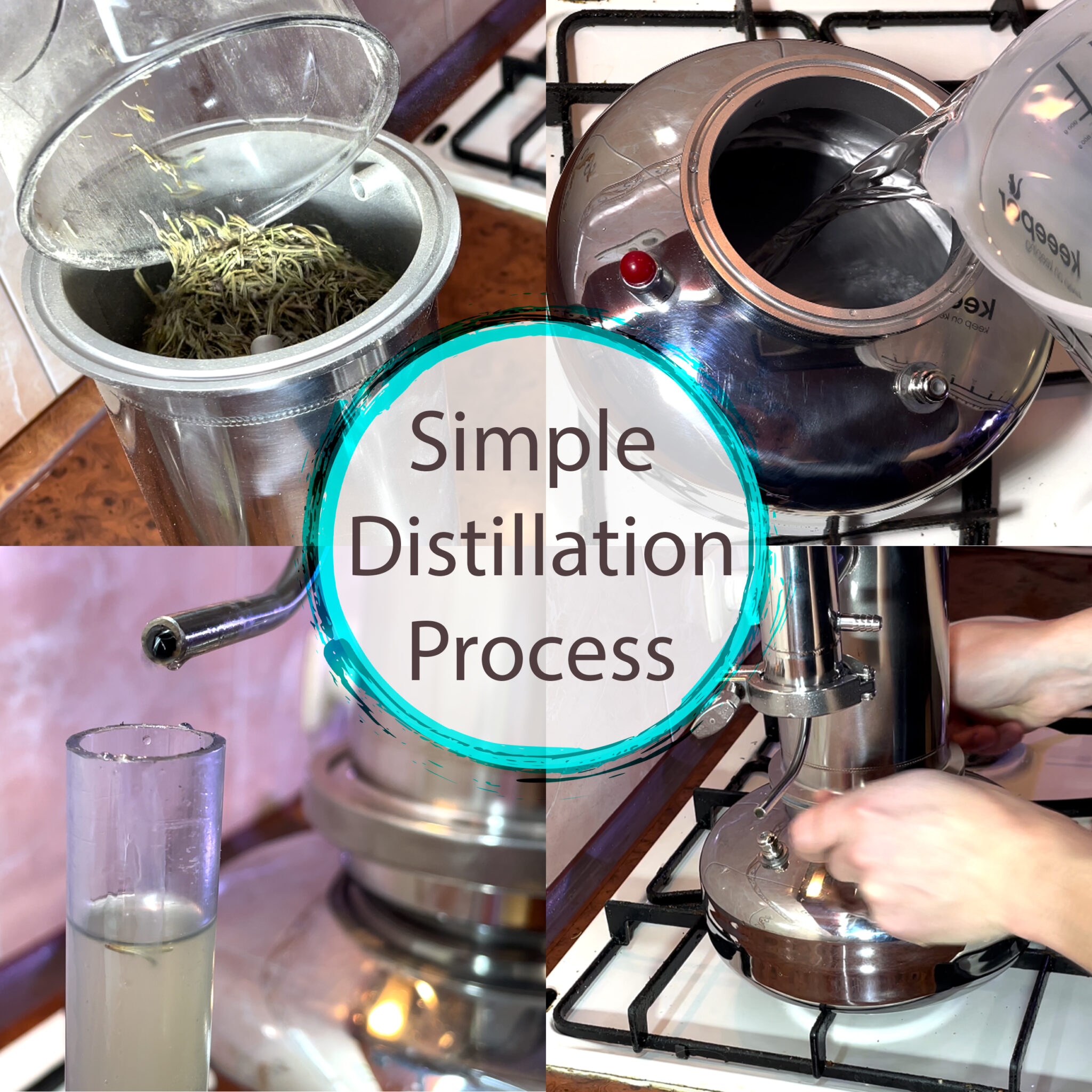 Essential oil distiller 2 l [2.8 lLtr column] - Lavenoil